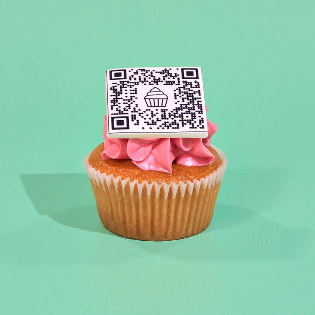 Delicious QR Code Cupcakes for Corporate Events – Crumbs & Doilies