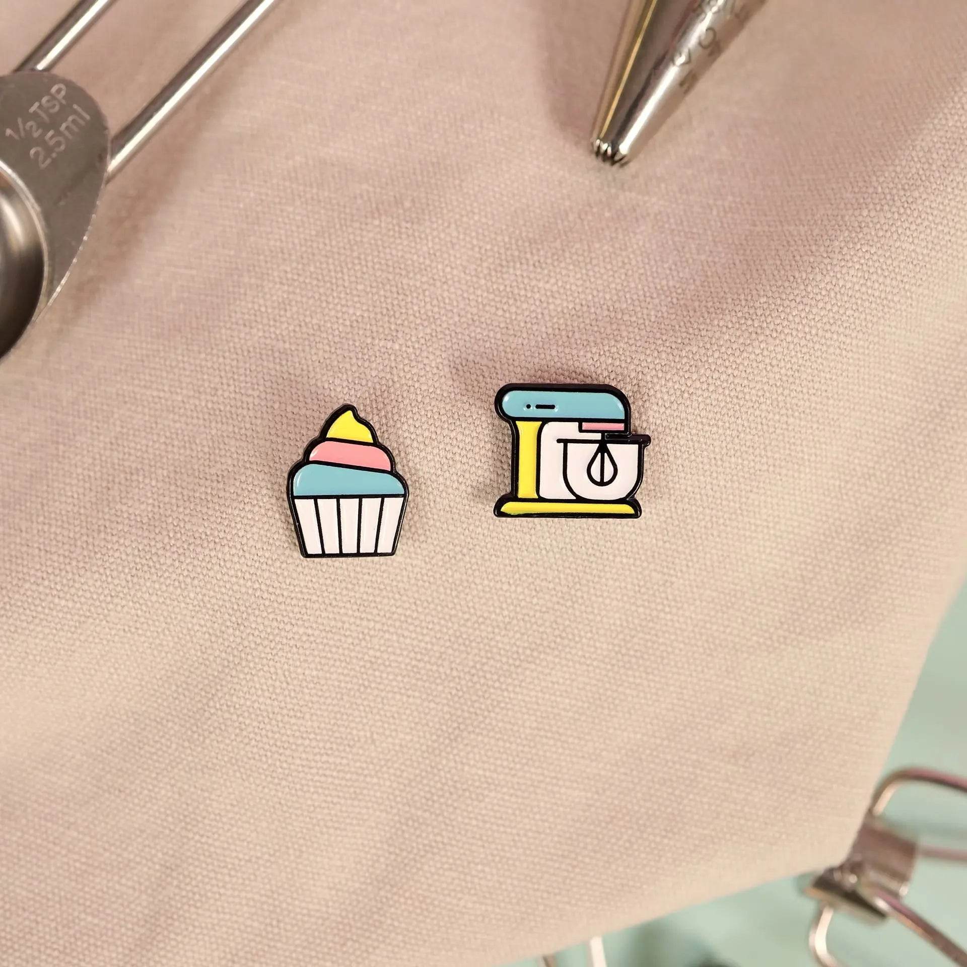 Cute Mini Pin Badge for Baking Lovers | Crumbs & Doilies