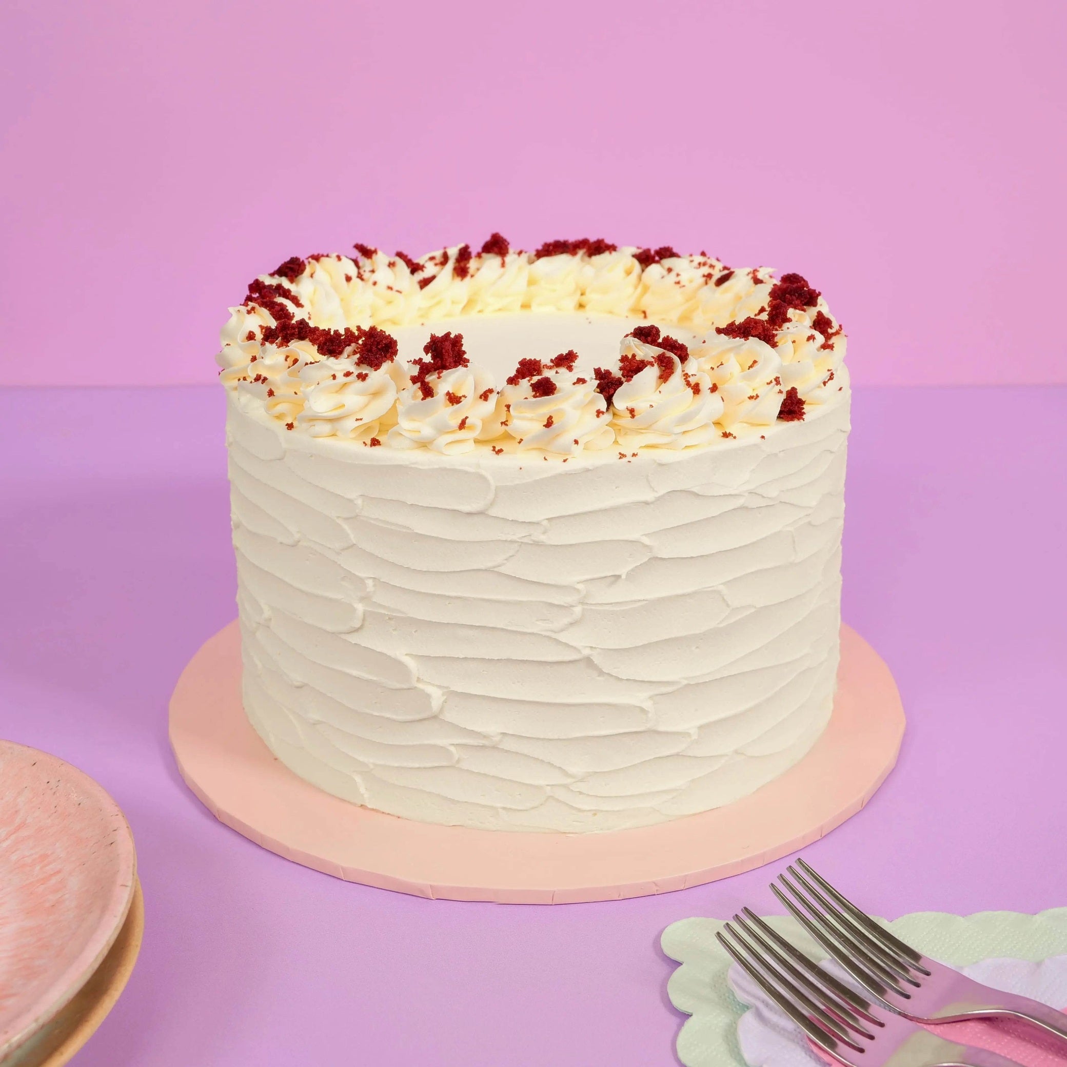 Premium Vegan Red Velvet Cake | Crumbs & Doilies