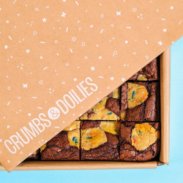 Birthday Brookie | Birthday Brownies for UK Delivery – Crumbs & Doilies