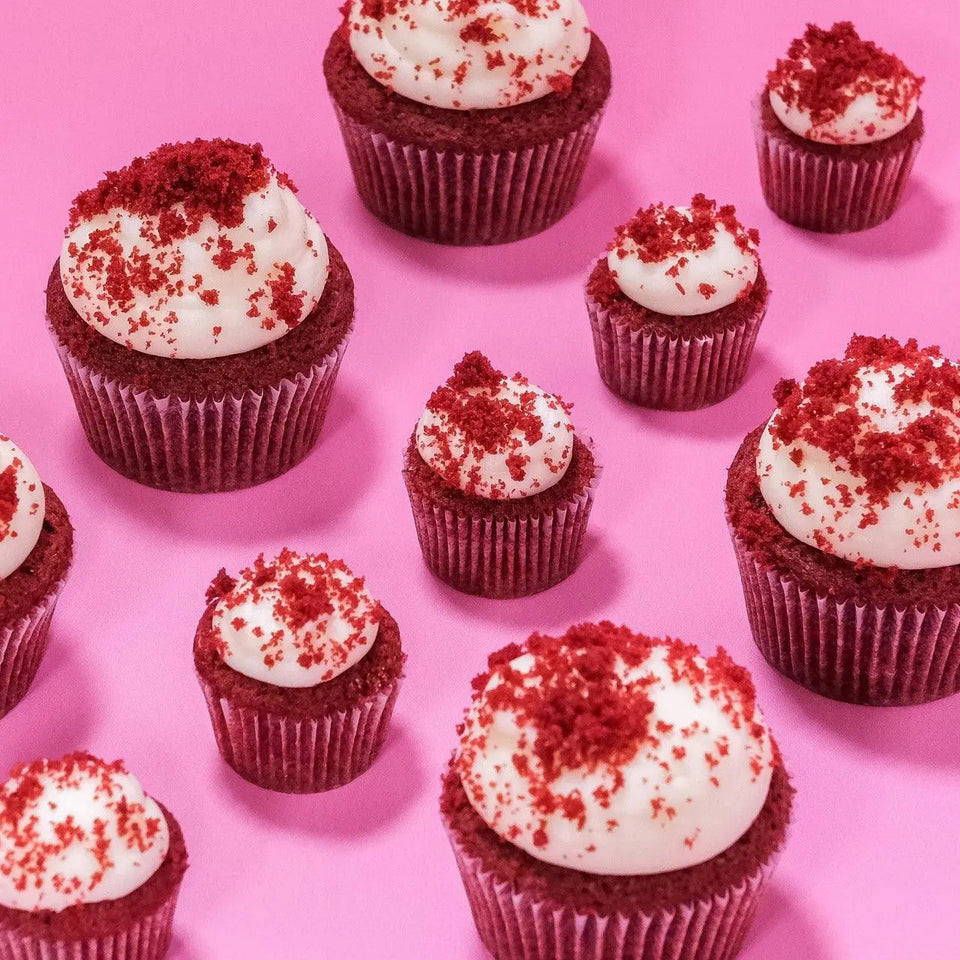Red Velvet Cupcakes | London Delivery & Collection – Crumbs & Doilies